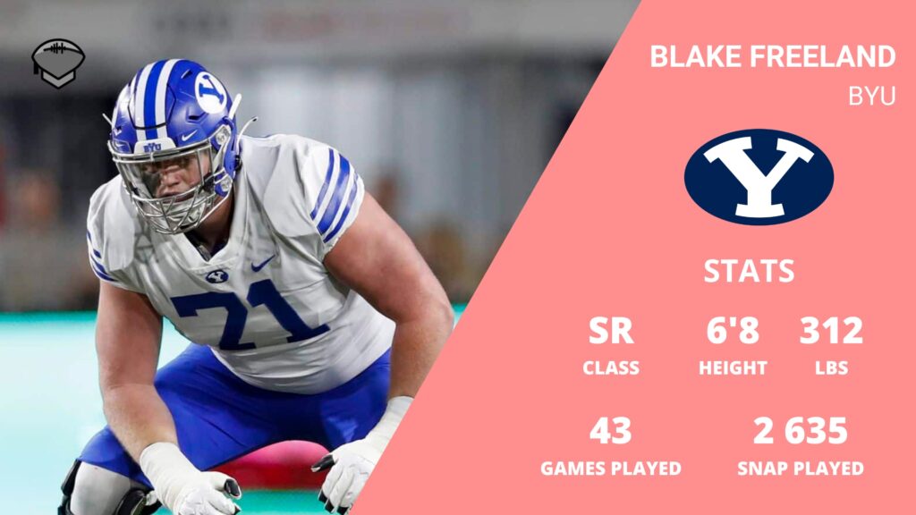 Blake Freeland, OT, BYU (Junior) – TheTrickPlay