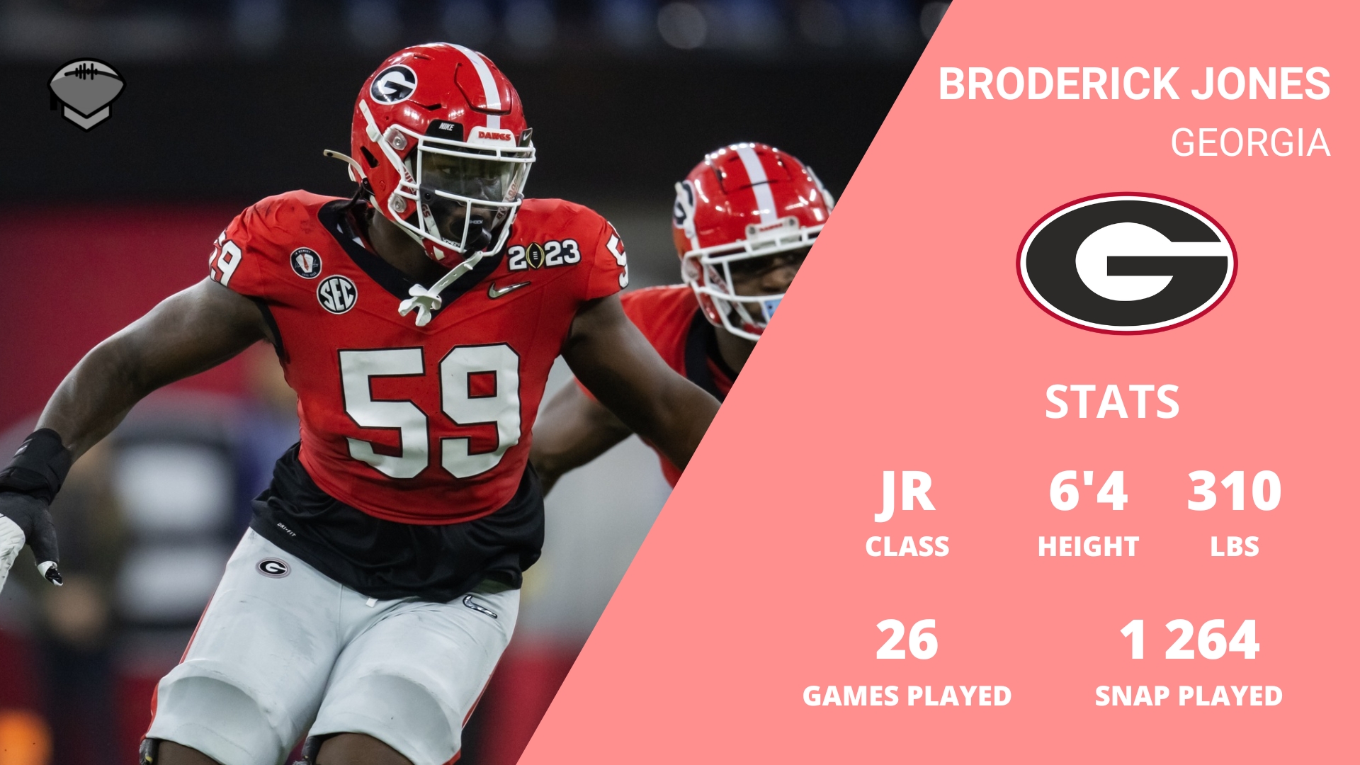 Broderick Jones, IOL, Georgia (Junior) – TheTrickPlay
