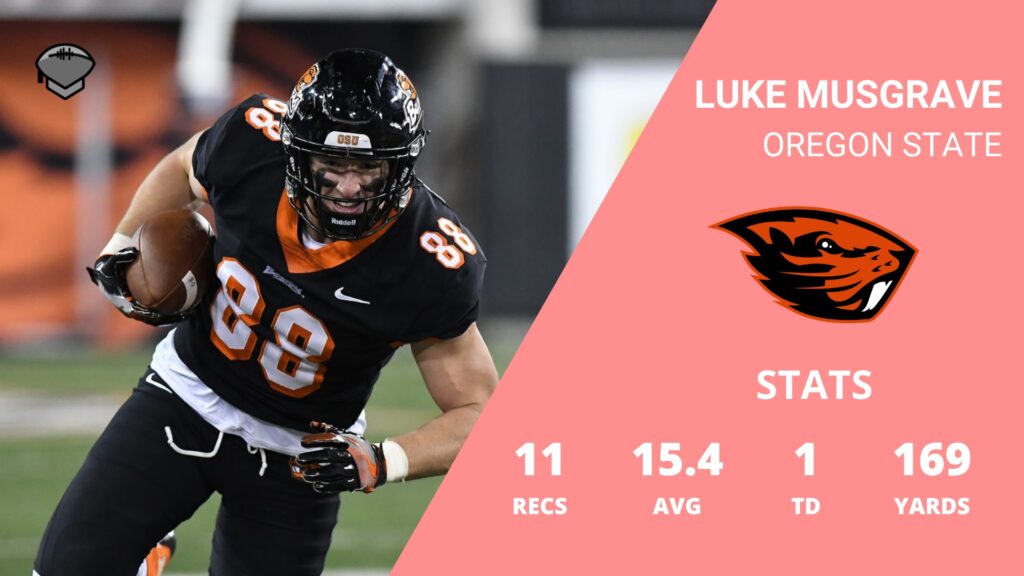 Luke Musgrave, TE, Oregon State (Junior) – TheTrickPlay