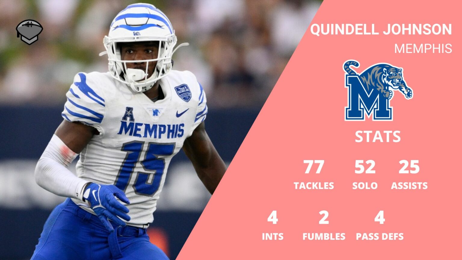 Quindell Johnson, Safety, Memphis (Senior) – TheTrickPlay