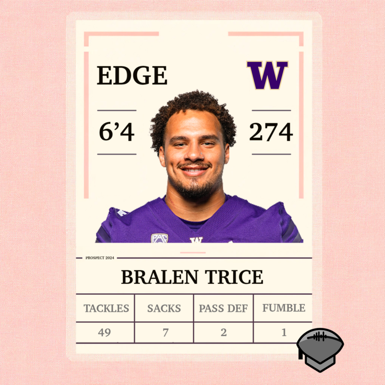 Bralen Trice, EDGE, Washington (Junior) – TheTrickPlay