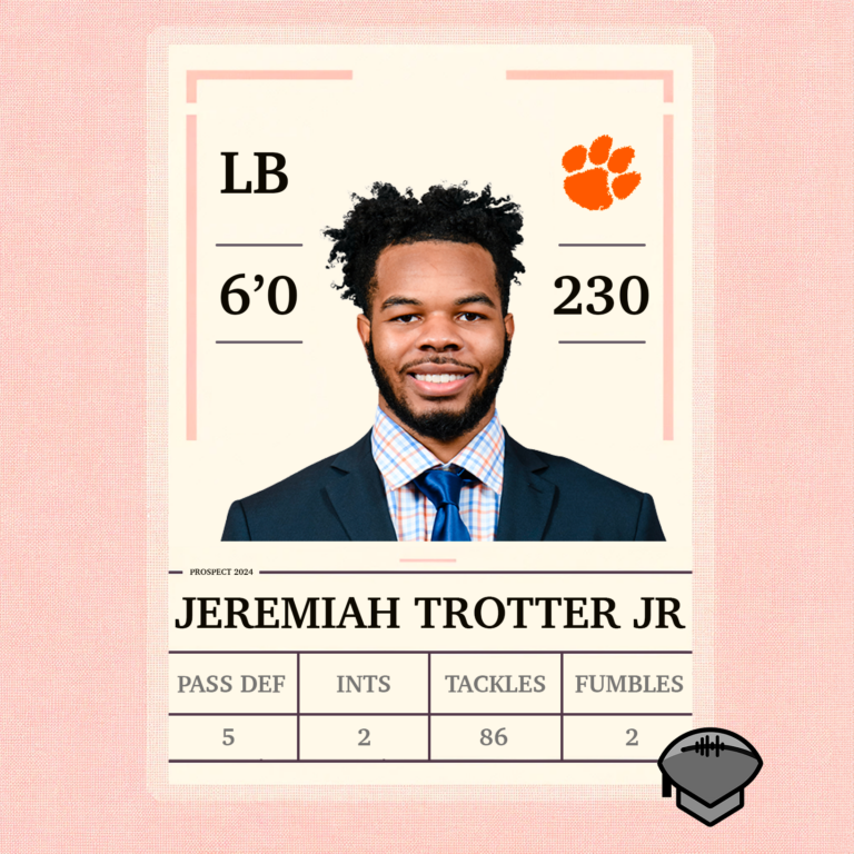 Jeremiah Trotter Jr., LB, Clemson (Junior) – TheTrickPlay